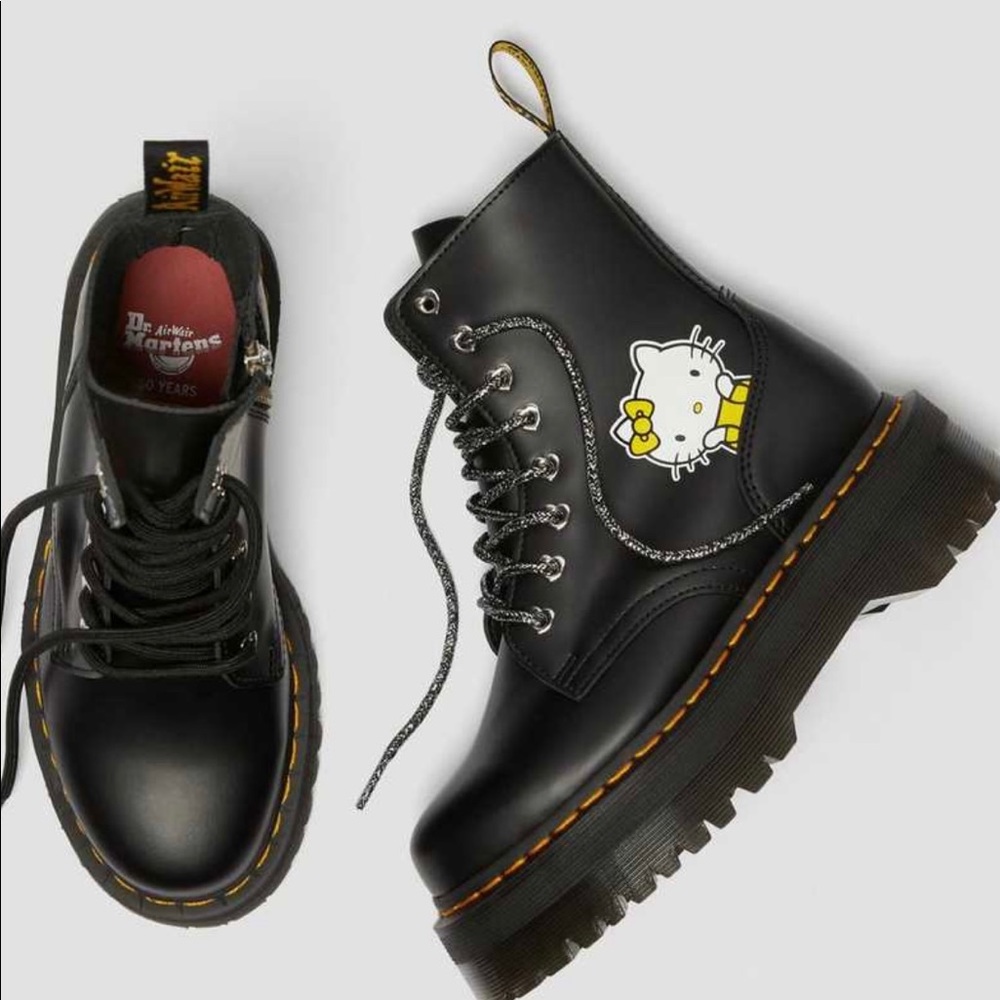 Dr Martens Hello Kitty Platform Boots - Gem
